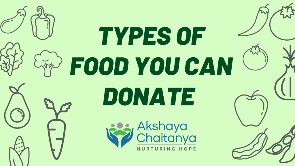 Types of Food you can donate online | Donate to NGO